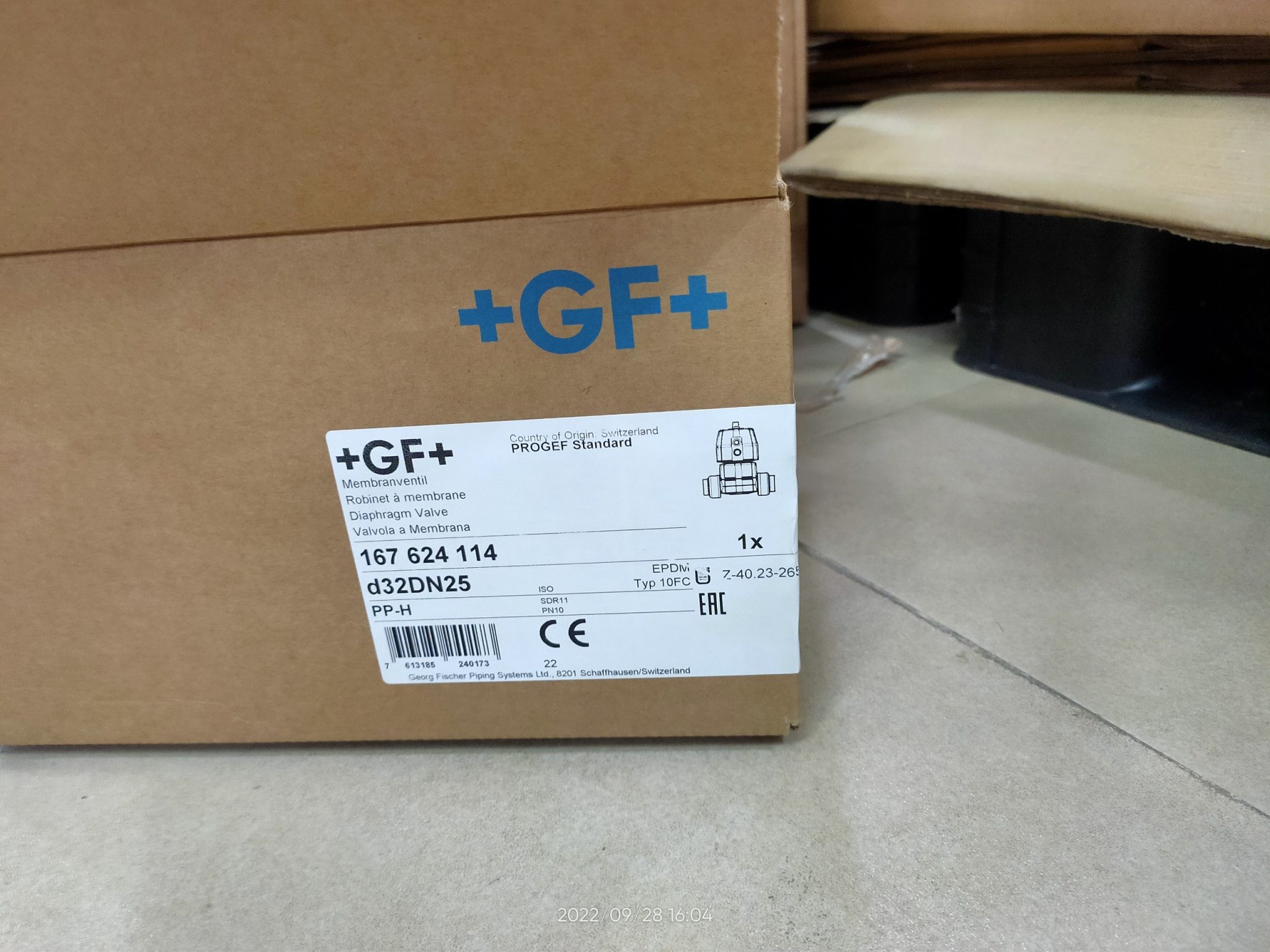 +GF+ Diaphragm Valves Pneumatic New Generation GF+ 624 Series - Politek ...