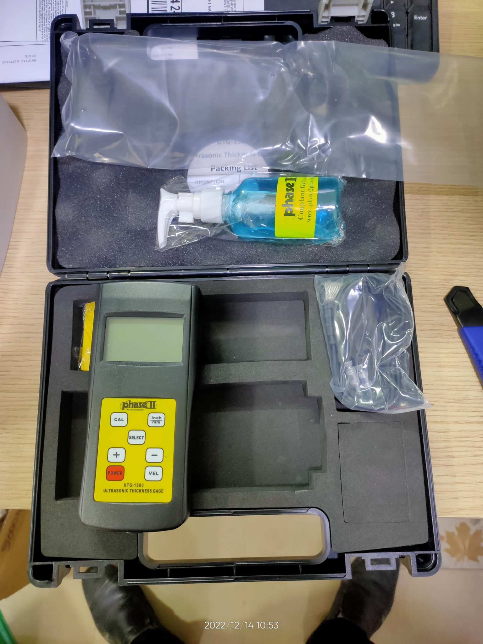 Phase II UTG-1500 Ultrasonic Thickness Gauge - Politek Vietnam Import ...
